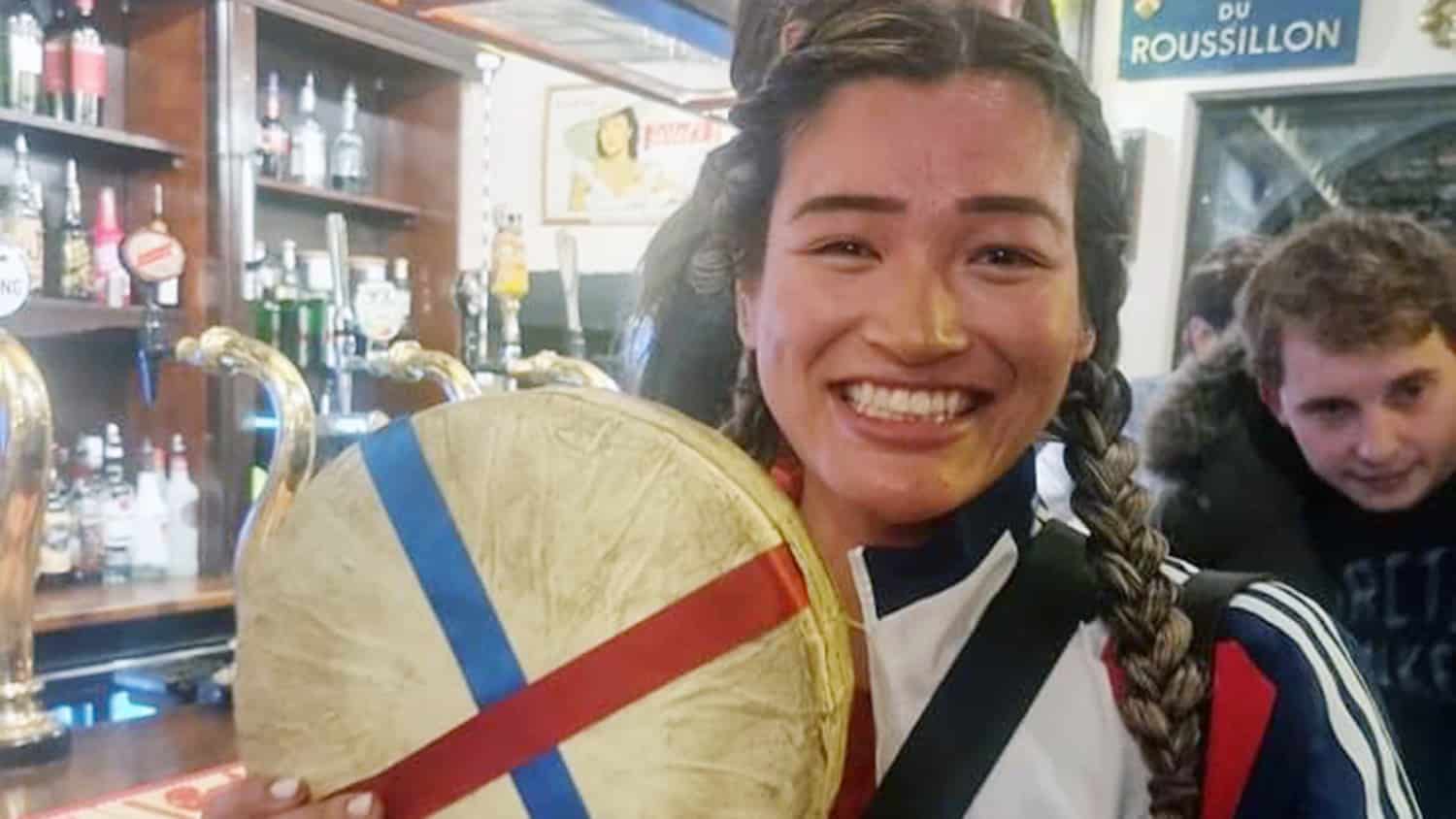 Alumna Abby Lampe Makes History As The World Champion Of Cheese Rolling 